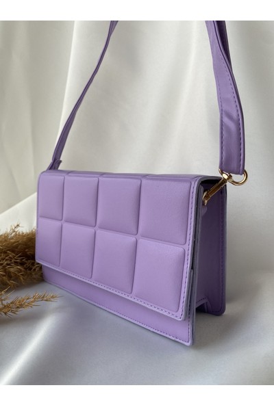 Melecco Desenli Baget Kadın Omuz Çanta Çapraz Çanta