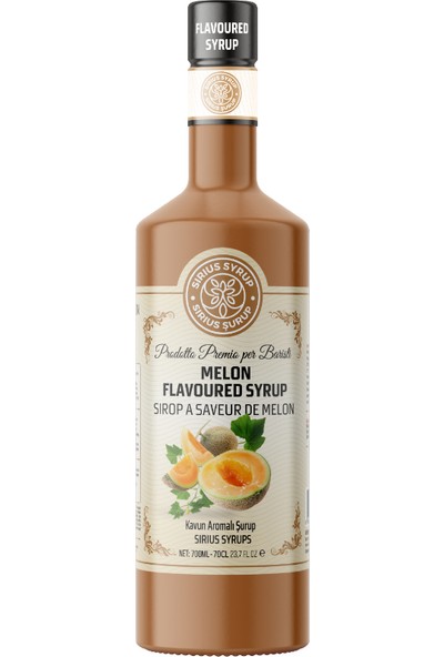 Sirius Premium Kavun Aromalı Şurup 700 ml Sirius Premium Kavun Aromalı Şurup 700 ml