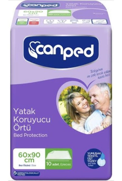 Yatak Koruyucu Örtü 60CM x 90CM 10 'lu Yatak Koruyucu Örtü 60CM x 90CM 10 'lu