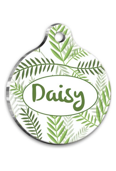 Kobal Business Yapraklı Yuvarlak Kediköpek Künyesi