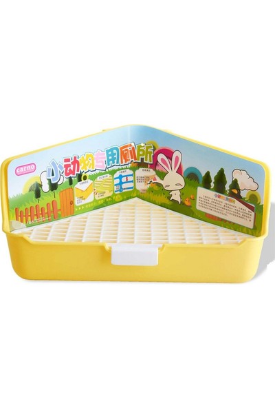 Kobal Business Tavşan Tuvaleti Üçgen Büyük Sarı