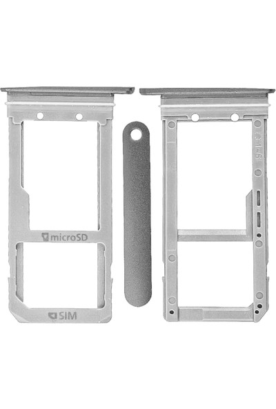Nokta Teknik Samsung Galaxy S7 Edge G935 Sim ve Hafıza Kart Yuvası Sim Kızağı - Silver Nokta Teknik Samsung Galaxy S7 Edge G935 Sim ve Hafıza Kart Yuvası Sim Kızağı - Silver