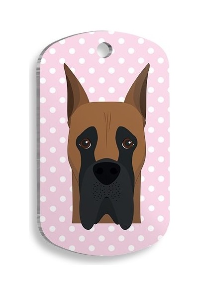 Kobal Business Pembe Puantiyeli Danua Asker Kedi ve Köpek Künyesi Kobal Business Pembe Puantiyeli Danua Asker Kedi ve Köpek Künyesi