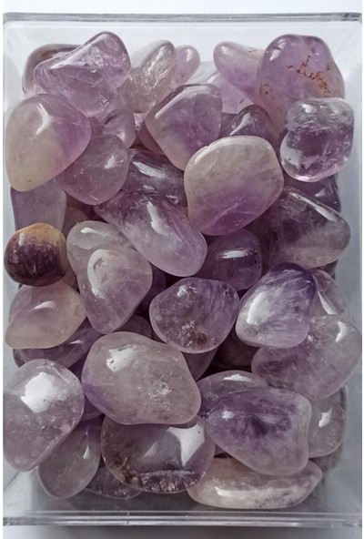 Açık Renk Tamburlu Ametist-50 gr Açık Renk Tamburlu Ametist-50 gr