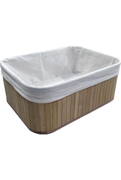 Lorin Bambu Çok Amaçlı Sepet Büyük Boy Lorin Bambu Çok Amaçlı Sepet Büyük Boy