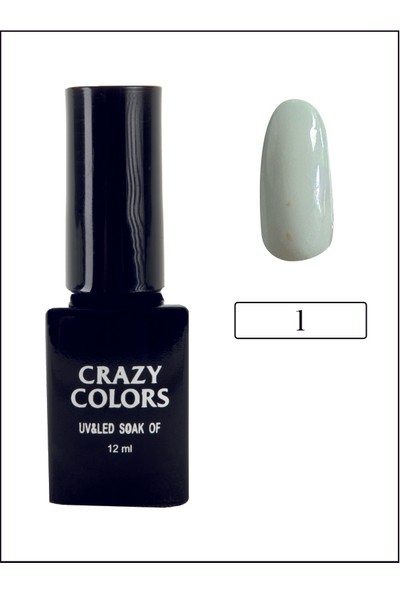 Crazy Colors Uv LED Kalıcı Oje 12 ml No: 1