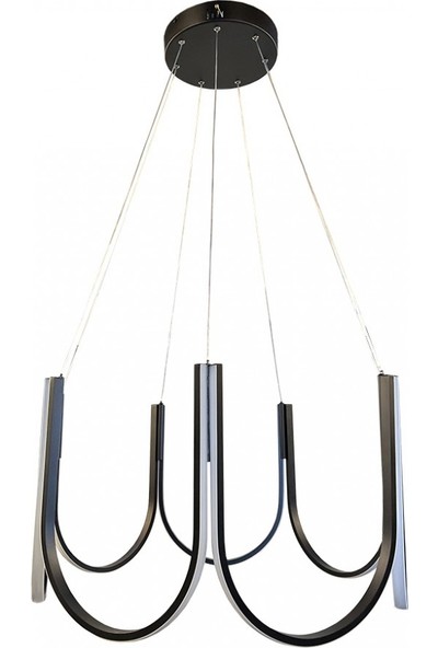 Decobulvar DCT32077 126W 3000K Gün Işığı 70 cm Ledli Dekoratif Siyah Sarkıt Avize Decobulvar DCT32077 126W 3000K Gün Işığı 70 cm Ledli Dekoratif Siyah Sarkıt Avize