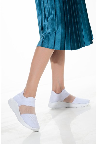 Odes Beyaz Triko Spor Ayakkabı Odes Beyaz Triko Spor Ayakkabı