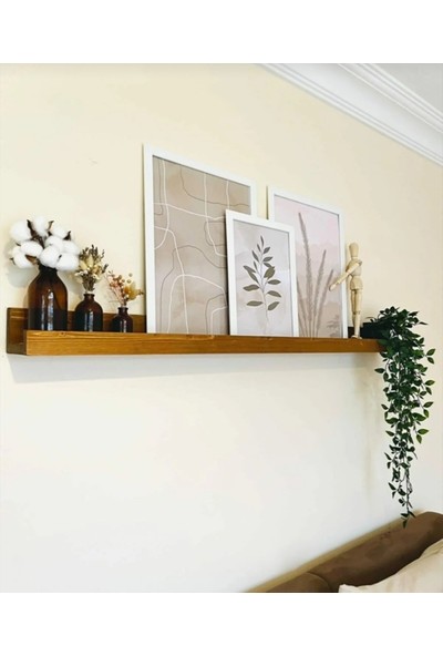 150 cm Ceviz Renk Çerçeve Rafı 150 cm Ceviz Renk Çerçeve Rafı