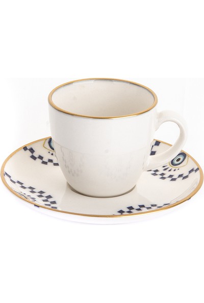 Aryıldız Marianna Juno Kahve Fincan Takımı Dijital+Altın F