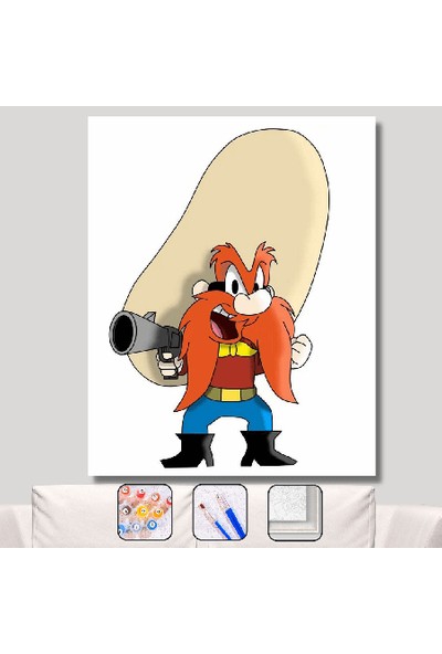 Kovboy Sayılarla Boyama Seti