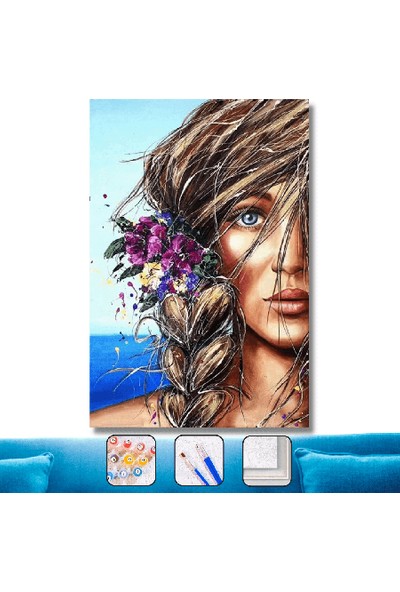 Yaz Çiçekleri Sayılarla Boyama Seti