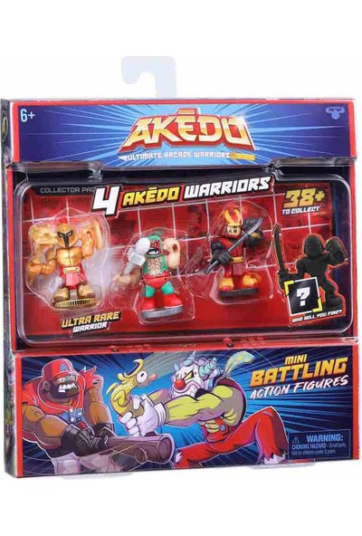 Giochi Preziosi Akedo Dörtlü Figür Paketi S1 AKE04000 - 1-Battlemax, Loco Grande & Mizuch