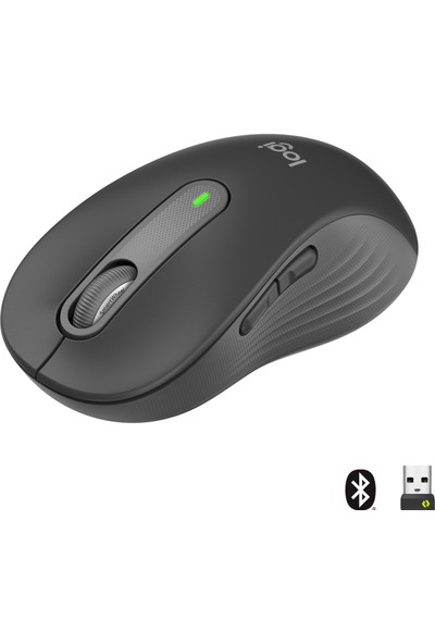 Logitech Signature M650 Büyük Boy Sağ El Için Sessiz Kablosuz Mouse - Siyah Logitech Signature M650 Büyük Boy Sağ El Için Sessiz Kablosuz Mouse - Siyah