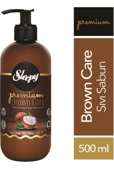 Sleepy Premium Brown Care Sıvı Sabun 500 ml