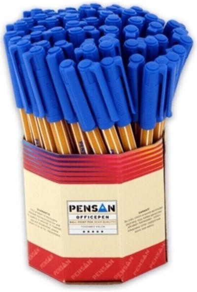 Tükenmez Kalem Mavi 1010 Office Pen 60 Lı Kutu Tükenmez Kalem Mavi 1010 Office Pen 60 Lı Kutu