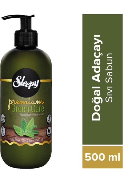 Sleepy Premium Green Care Adaçayı Sıvı Sabun 500 ml