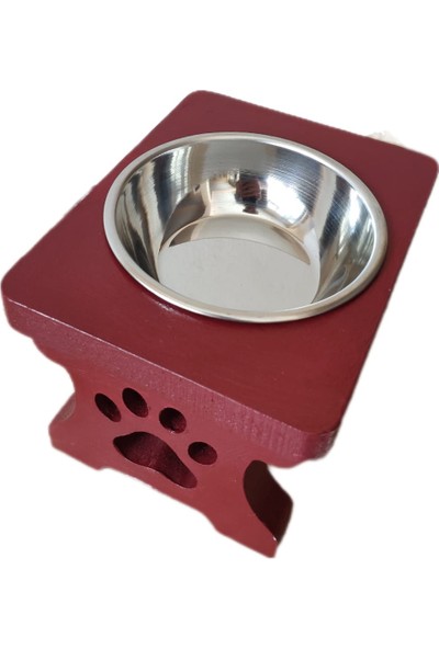 Owl Ahşap Mama Su Kabı Owl Ahşap Mama Su Kabı