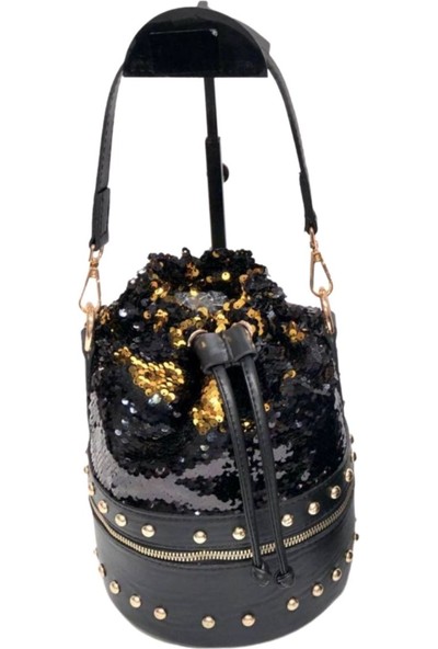 Sentt Deri Zımbalı Pullu Çanta