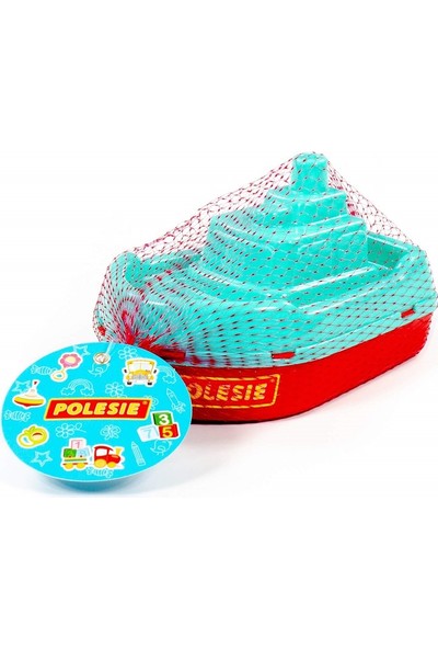 Polesie 36537 Oyuncak Buksir Gemi Turkuaz-Kırmızı