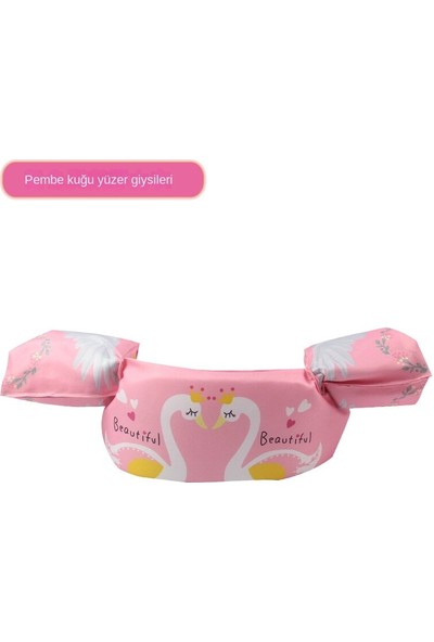 Fantastic Shop 9-17 kg Desen Baskılı Bebek Yüzme Kollukları- Pembe (Yurt Dışından)