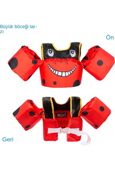 Fantastic Shop 10-30 kg Desen Baskılı Bebek Yüzme Kollukları- Kırmızı (Yurt Dışından)