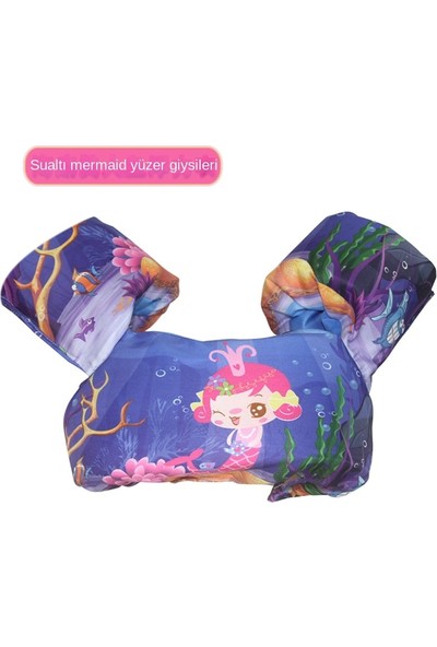 Fantastic Shop 9-17 kg Desen Baskılı Bebek Yüzme Kollukları- Mor (Yurt Dışından)