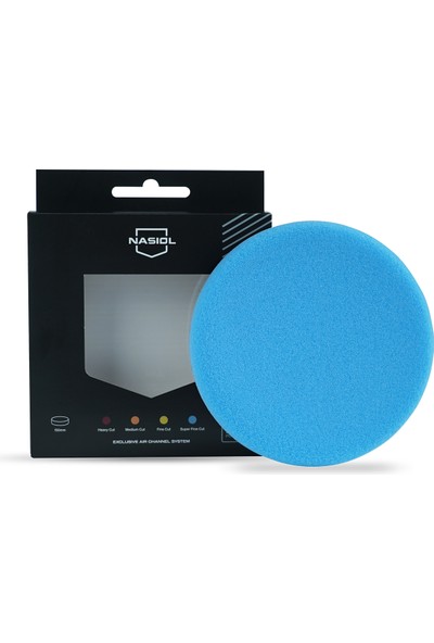 Nasiol Özel Hava Kanallı Polisaj Pedi Mavi-150 Mm-En Yumuşak Polisaj Pasta Cila Süngeri, Detailing Nasiol Özel Hava Kanallı Polisaj Pedi Mavi-150 Mm-En Yumuşak Polisaj Pasta Cila Süngeri, Detailing