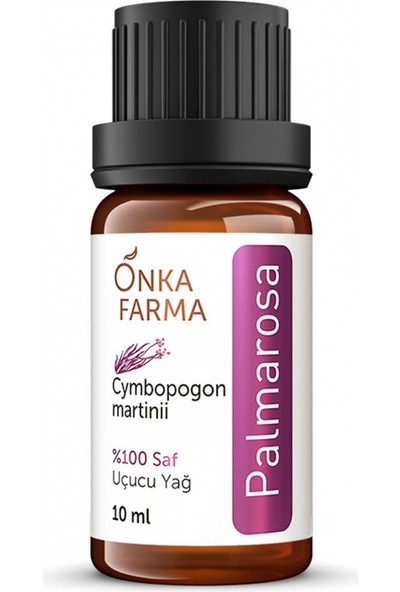 Onka Farma %100 Saf Palmarosa Yağı Uçucu Esansiyel Yağ 10 ml Onka Farma %100 Saf Palmarosa Yağı Uçucu Esansiyel Yağ 10 ml