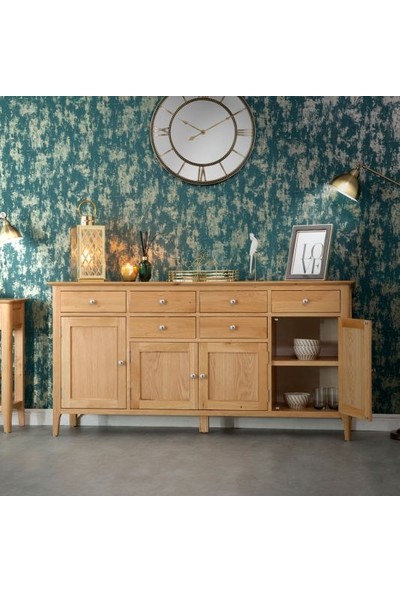 Masifart Board 4 Kapılı 6 Çekmeceli Konsol 170 cm Masifart Board 4 Kapılı 6 Çekmeceli Konsol 170 cm