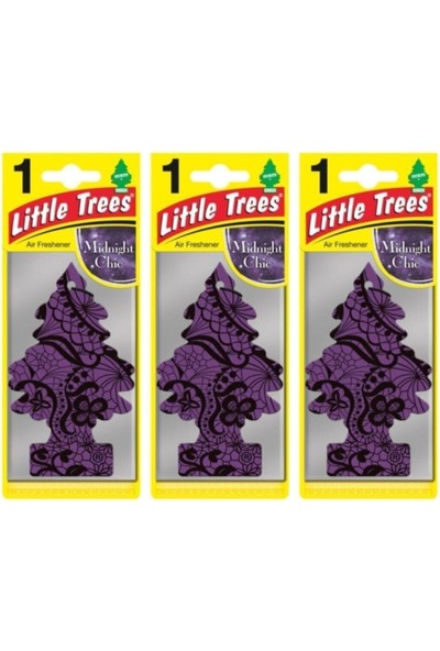 Little Trees 3'lü Midnight Chic Asma Oto Kokusu (Gece Yarısı Fresh) TYC00474776953 Little Trees 3'lü Midnight Chic Asma Oto Kokusu (Gece Yarısı Fresh) TYC00474776953