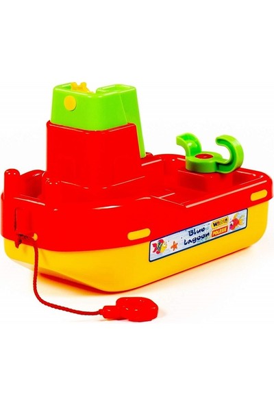 Polesie 41531 Römorkör Laguna (Kırmızı-Sarı)