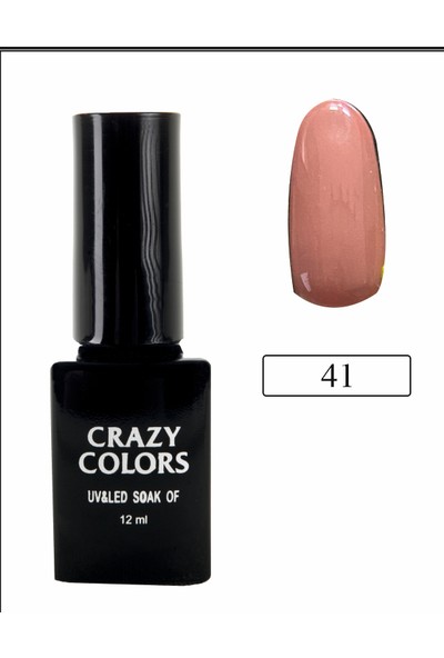 Crazy Color Crazy Colors Uv LED Kalıcı Oje 12 ml No:41