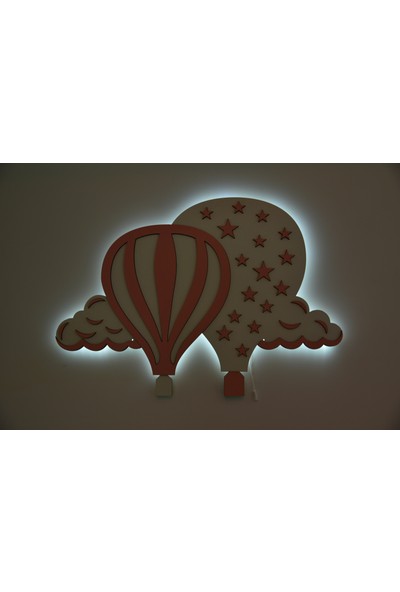 Smart Baby Rooms Yıldızlı Bulutlu Balon LED Aydınlatma Smart Baby Rooms Yıldızlı Bulutlu Balon LED Aydınlatma