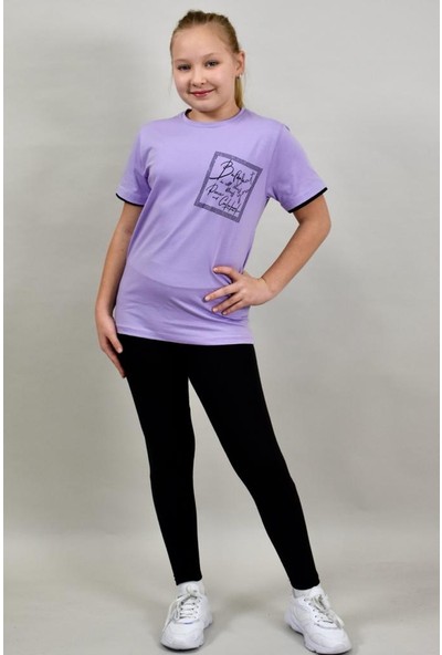 Benini Kız Çocuk Taşlı Yazı Detaylı T-Shirt ( 10 - 16 Yaş ) Benini Kız Çocuk Taşlı Yazı Detaylı T-Shirt ( 10 - 16 Yaş )