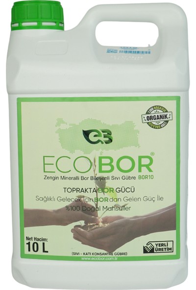 Ecobor Sert Çekirdekli ve Kabuklular 10L Ecobor Gübresi Ecobor Sert Çekirdekli ve Kabuklular 10L Ecobor Gübresi