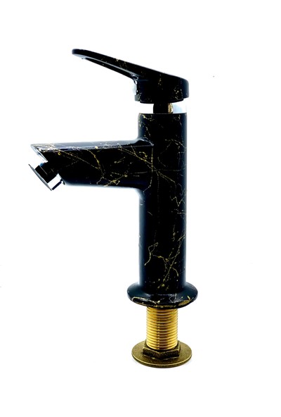 Opak Lavabo Bataryası Renkli Tek Su Girişli