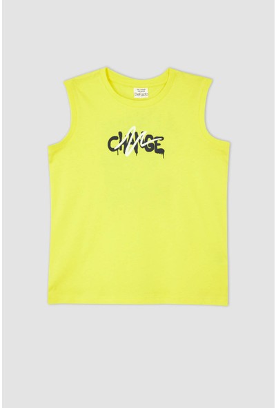 DeFacto Erkek Çocuk Bisiklet Yaka Regular Fit Atlet U7022A622HS