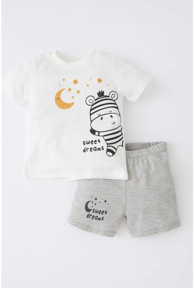 DeFacto Erkek Bebek Regular Fit 2li PIJAMA Y8805A222HS