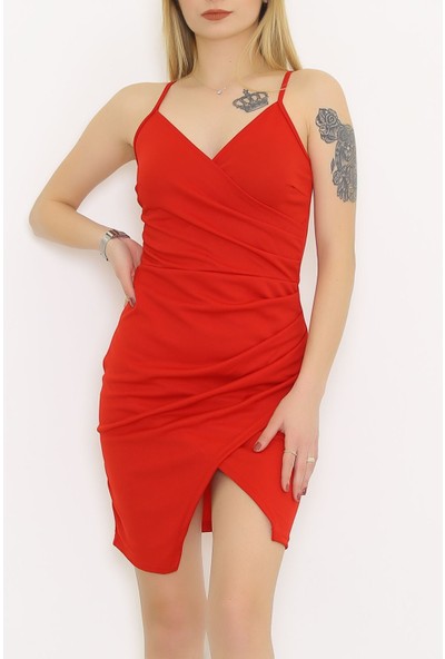 Hepsi Yeni Moda Hepsiyenimoda Krep Elbise Kırmızı