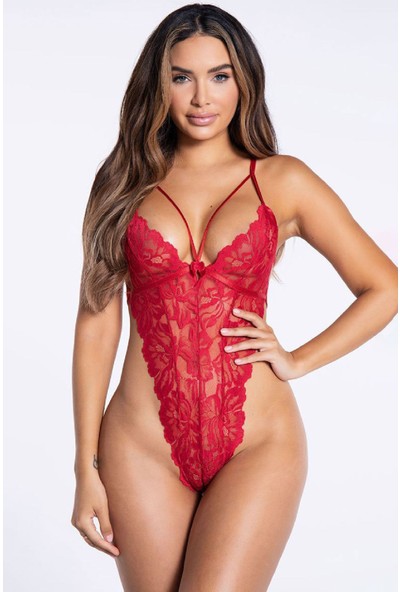 Hepsi Yeni Moda Hepsiyenimoda Fantazi Babydoll Kırmızı