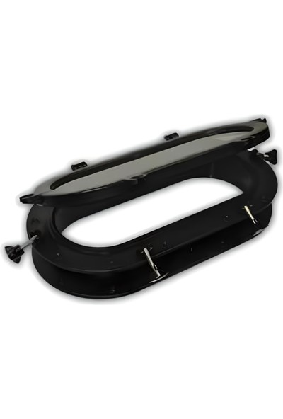 Lumboz Oval Siyah 26X50CM