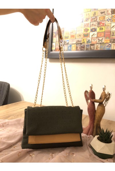 Perla Design Kadın Kabartma Desenli Omuz Çantası