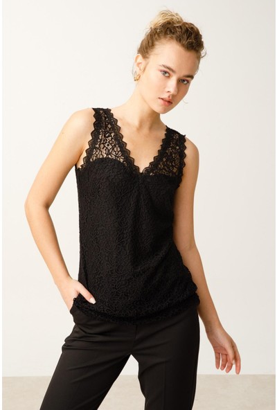 Ekol 3112 Dantel Bluz Ekol 3112 Dantel Bluz