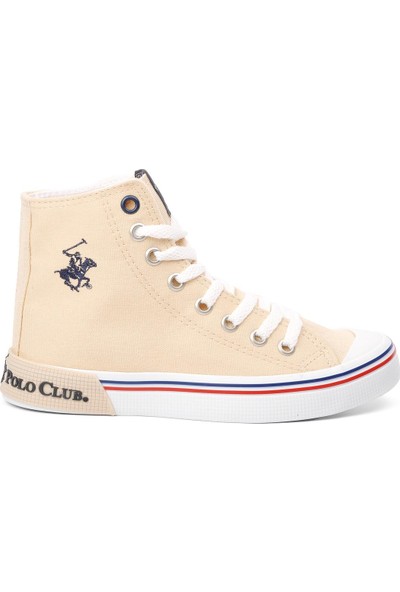 Beverly Hills Polo Club Bej Bilek Boy Kadın Spor Ayakkabı
