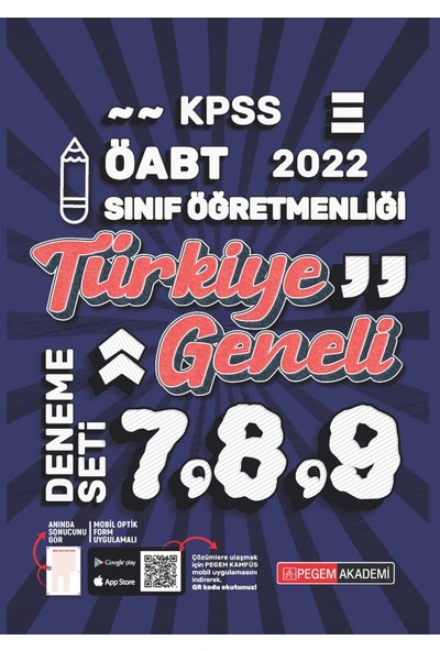 2022 KPSS ÖABT Sınıf Öğretmenliği 7-8-9 (3'lü Deneme) 2022 KPSS ÖABT Sınıf Öğretmenliği 7-8-9 (3'lü Deneme)