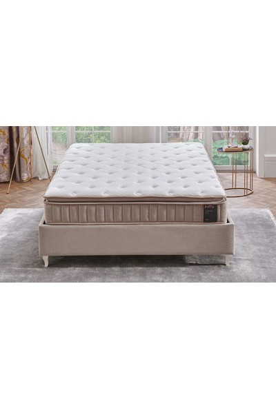 Puffy Comfort Plus 150X200 Çift Kişiik Pedli Yaylı Yatak