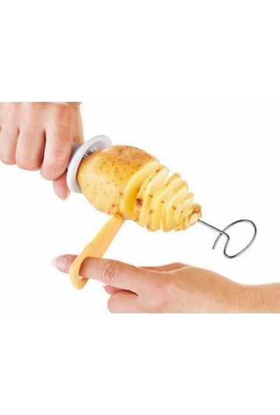 Kobal Business Spiral Patates Dilimleyici Aparat Çubukta Patates Cips Yapma