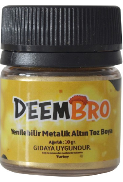 Yenilebilir Altın Metalik Sim Yaldız Toz Boya 10 gr Toz Gıda Boyası Çikolata Boyası Yenilebilir Altın Metalik Sim Yaldız Toz Boya 10 gr Toz Gıda Boyası Çikolata Boyası