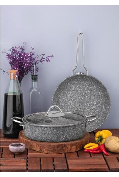 Taç Ultra Klasik 2'li Tencere Seti 26 cm + 26 cm Taç Ultra Klasik 2'li Tencere Seti 26 cm + 26 cm